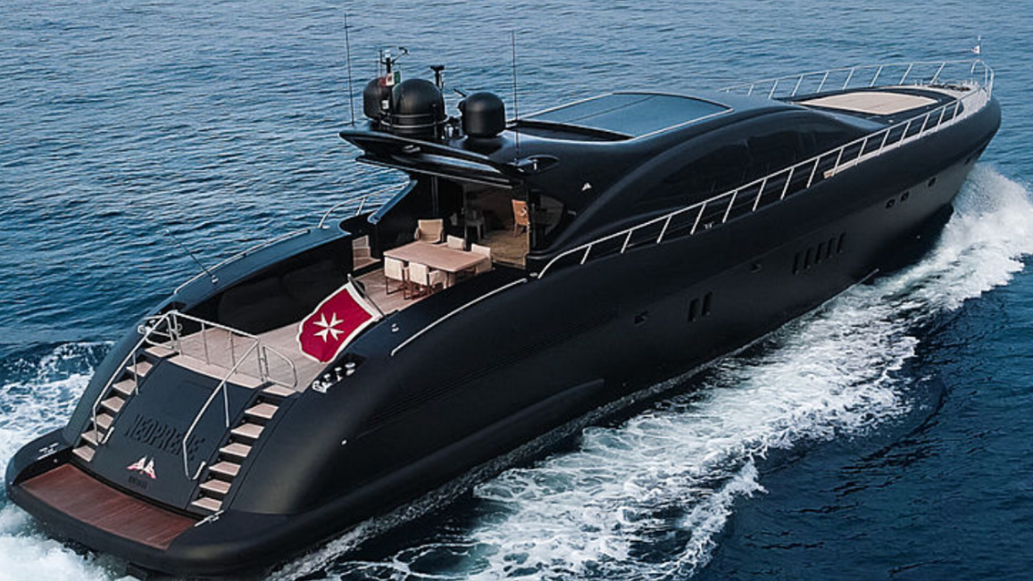 Rent this 108' Mangusta on Anchor