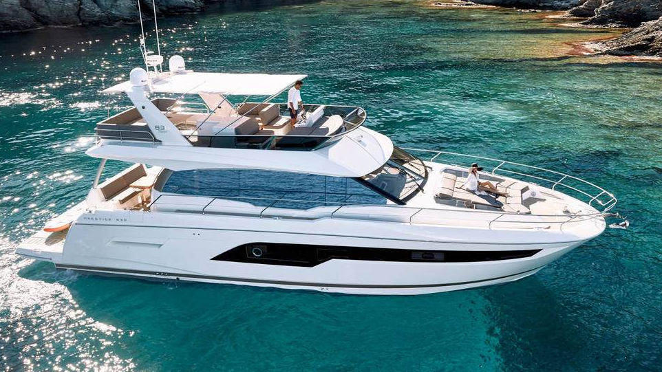 Rent this 63' Prestige on Anchor